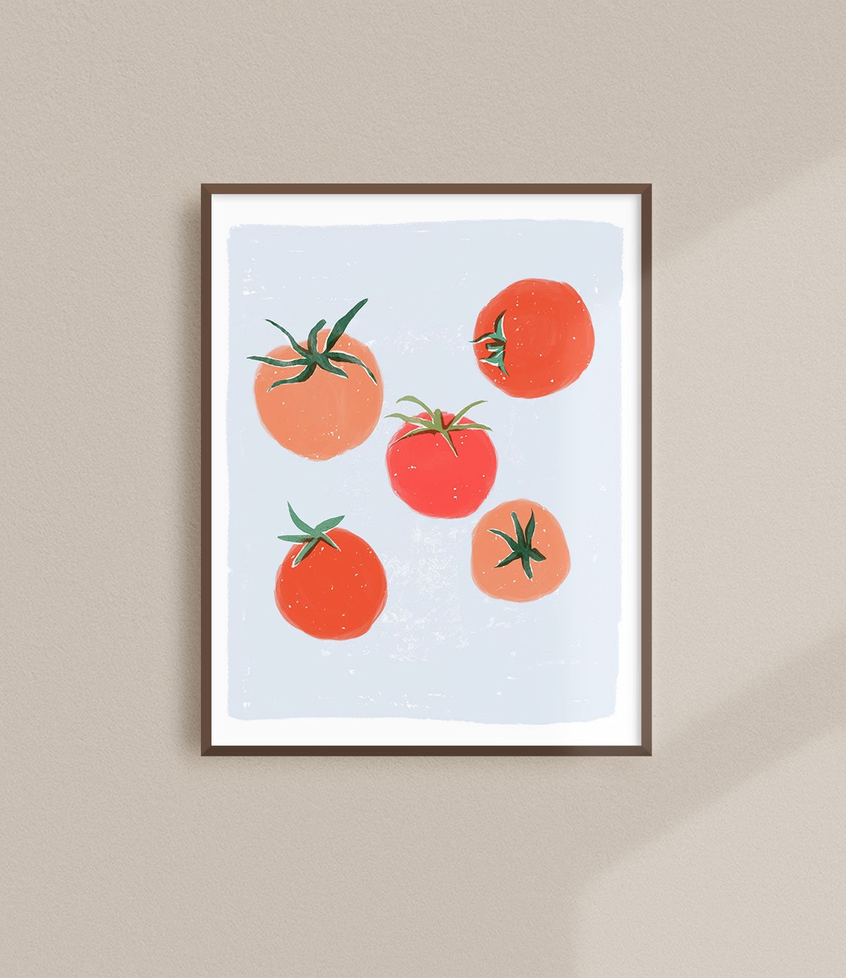 Kitchen Wall Decor, Tomato Art Print, Vegetable Artwork, Food Decor ...