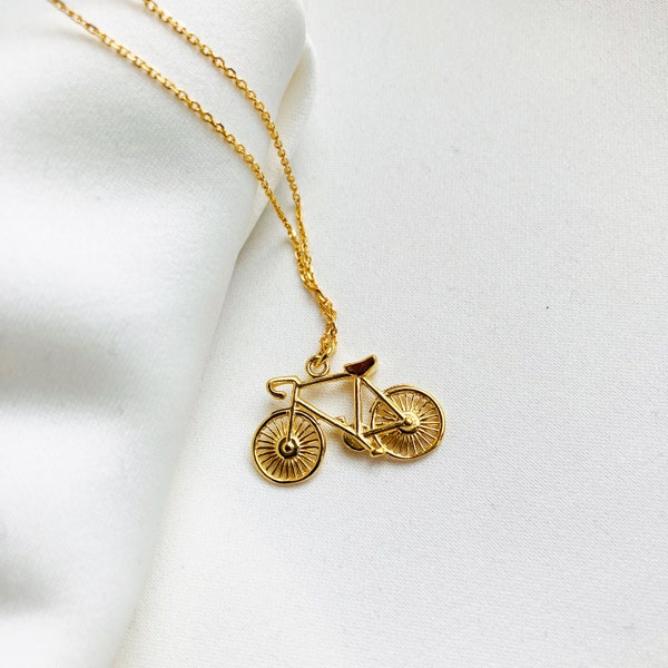 Bike Necklace - Etsy