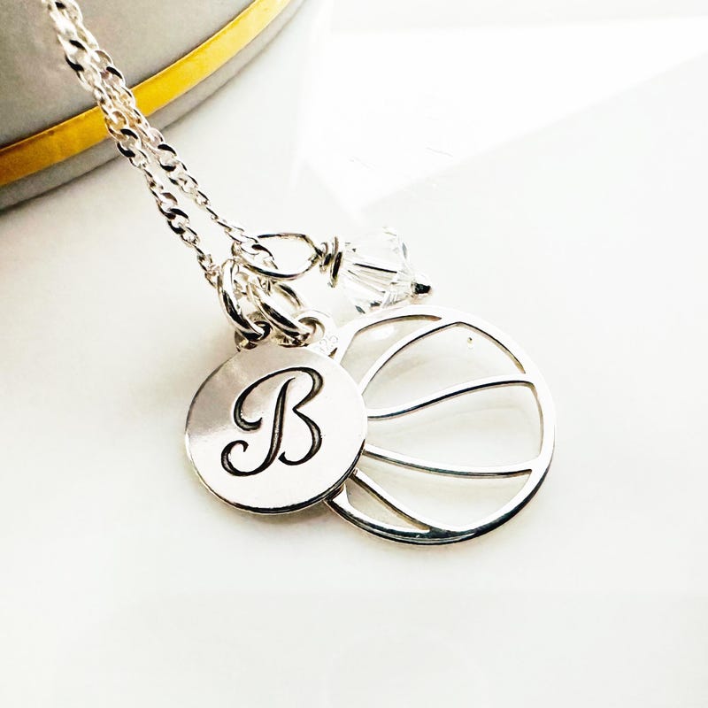 Basketball Necklace - Etsy