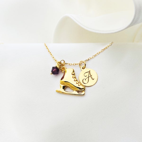 Ice Skating Necklace - Etsy