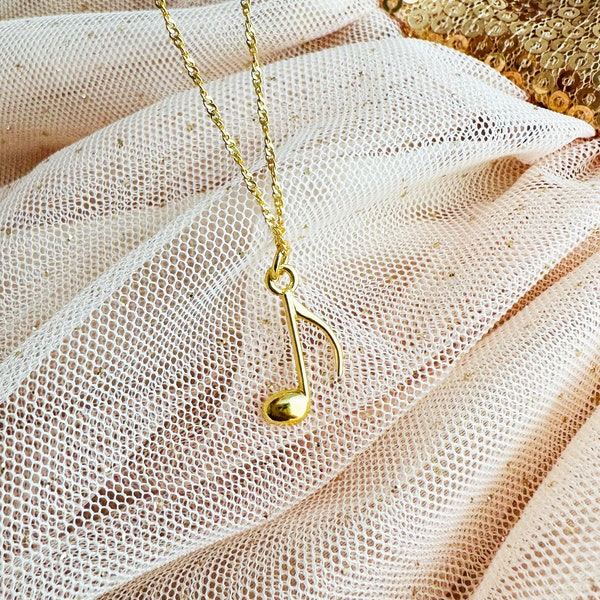 Gold Music Note - Etsy