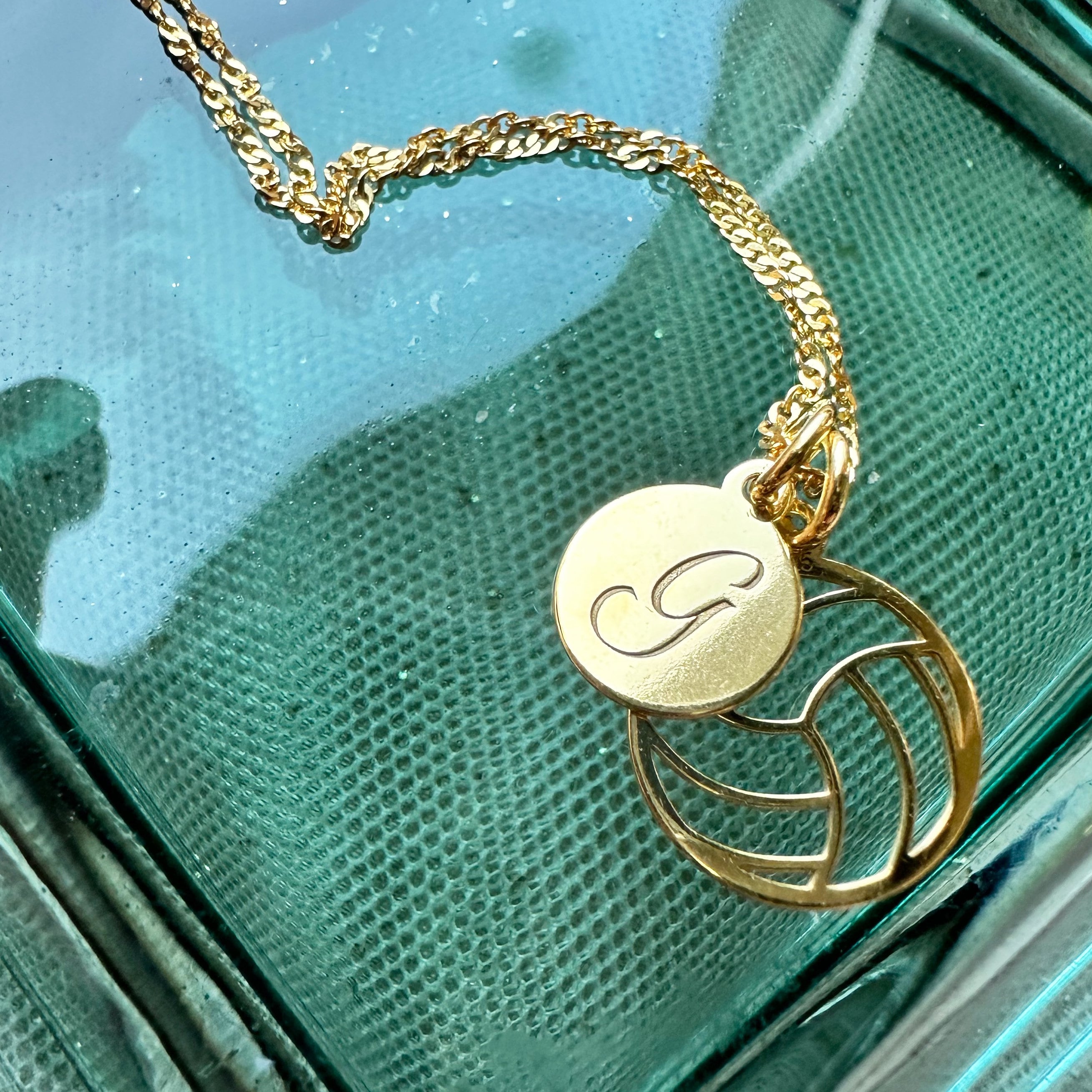 Gold VOLLEYBALL NECKLACE, Personalized Necklace Sports Jewelry, Sport ...