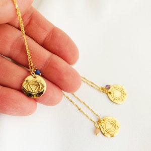 CHAKRA Necklace, Talisman Necklace, Handmade Yoga Jewelry, Hindu ...