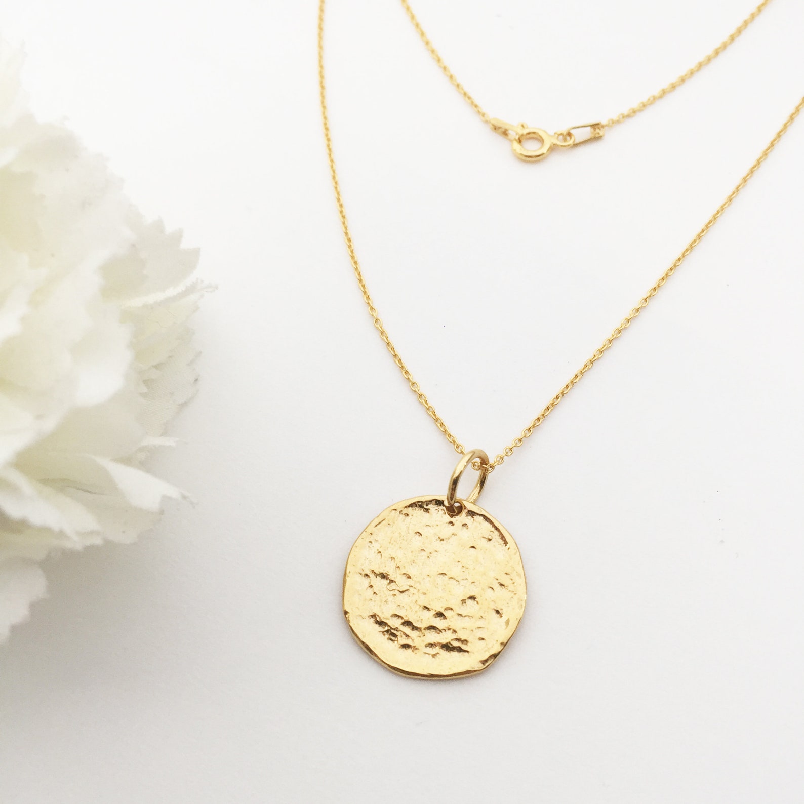Gold Coin Medallion Necklace Disc Necklace With Women Face - Etsy