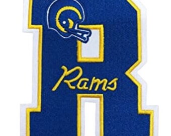 Rams Iron on Patch | Etsy