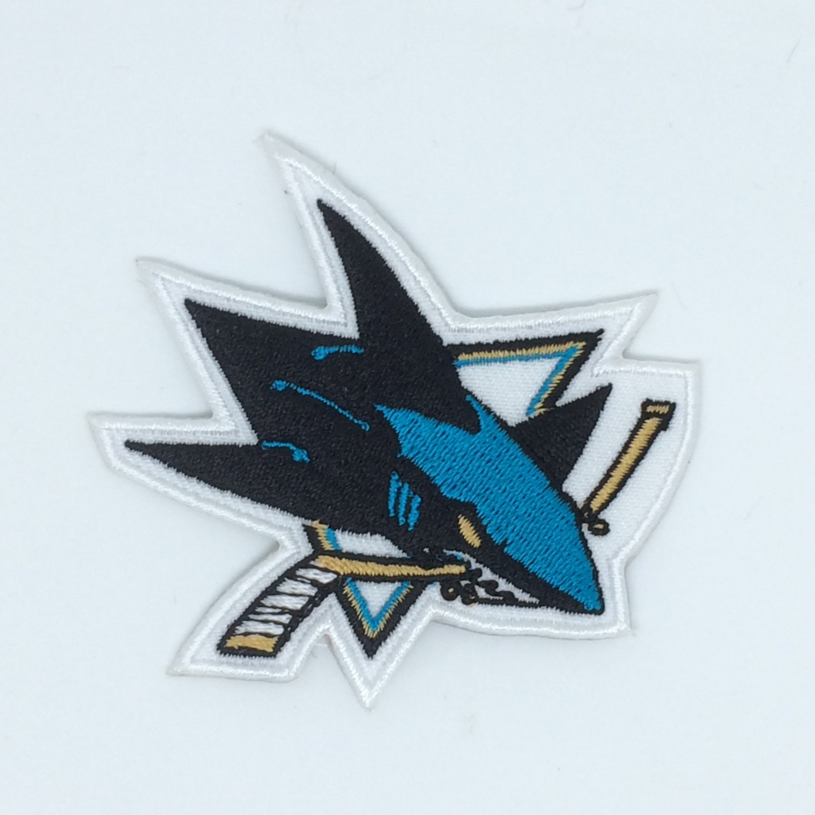 San Jose Sharks Embroidered Iron on Patch | Etsy