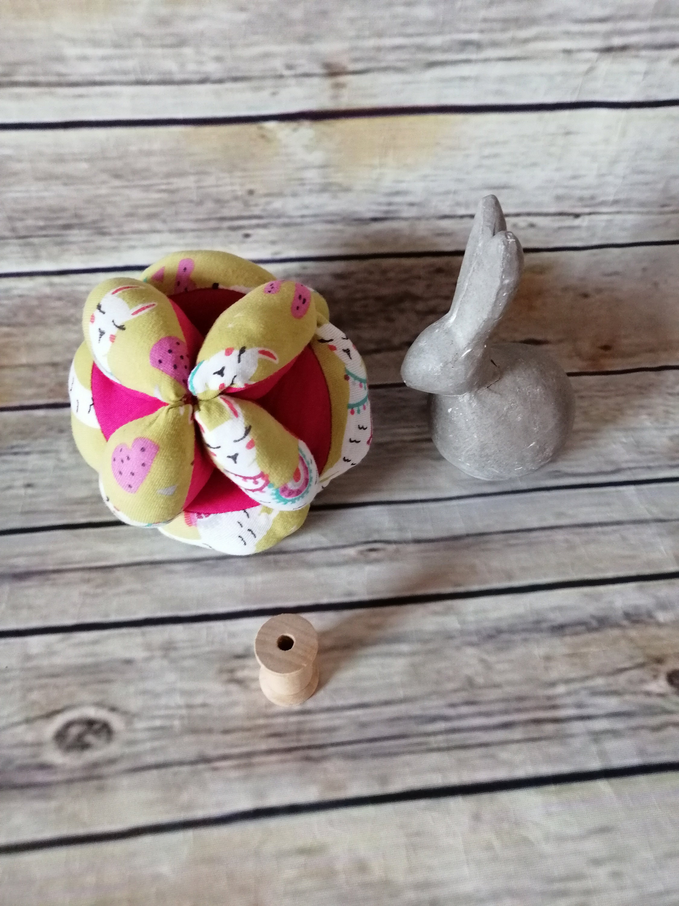 Fuchsia and Pistachio Motor Skills Ball With Blade. | Etsy