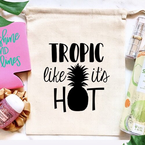 Tropic Like It's Hot Party Favor Bag Tropic Like Its Hot | Etsy