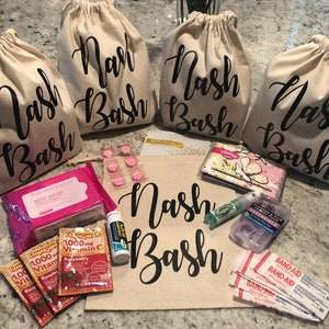Nash Bash Party Favor Bag | Bachelorette Party Favor Bags | NASH BASH ...