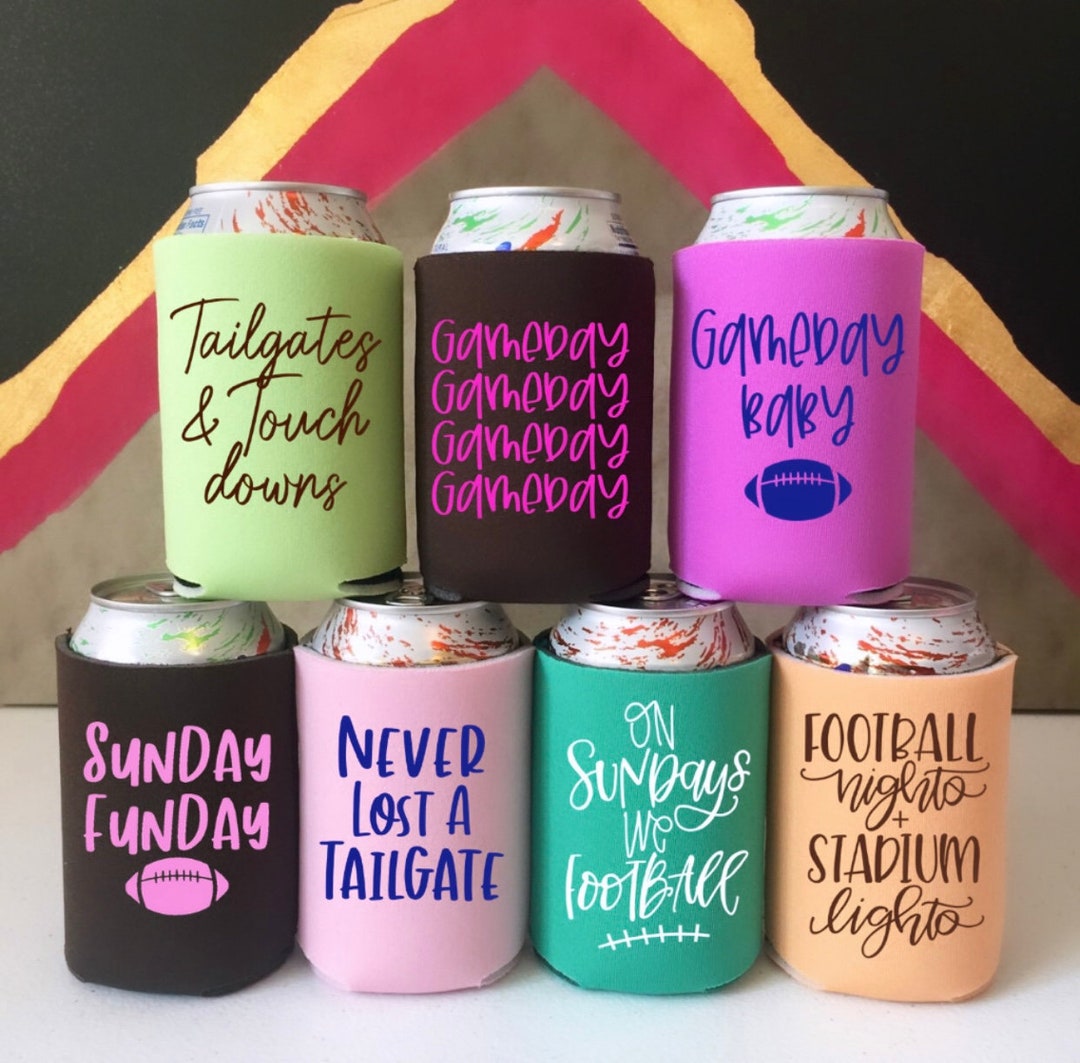 Football Can Cooler | Game Day | Sunday Funday | Never Lost A Tailgate ...