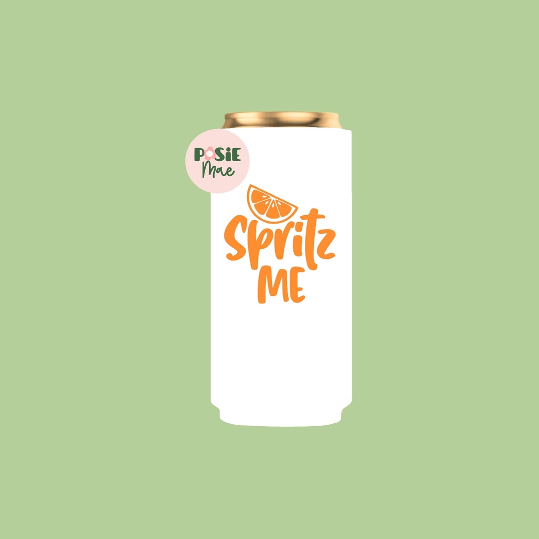 Spritz Me Slim Can Cooler: Bachelorette Party Cozie - Etsy