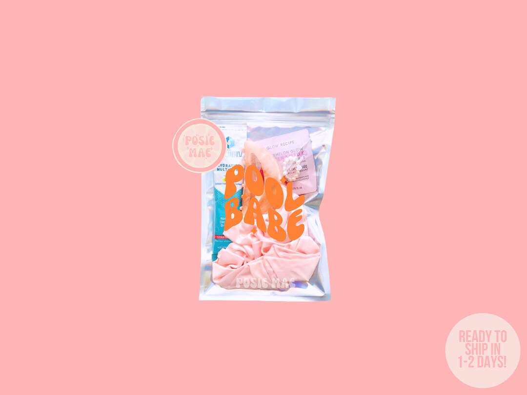 Pool Babe Hangover Kit | Pool Party Favors | Bachelorette Hangover Kit ...