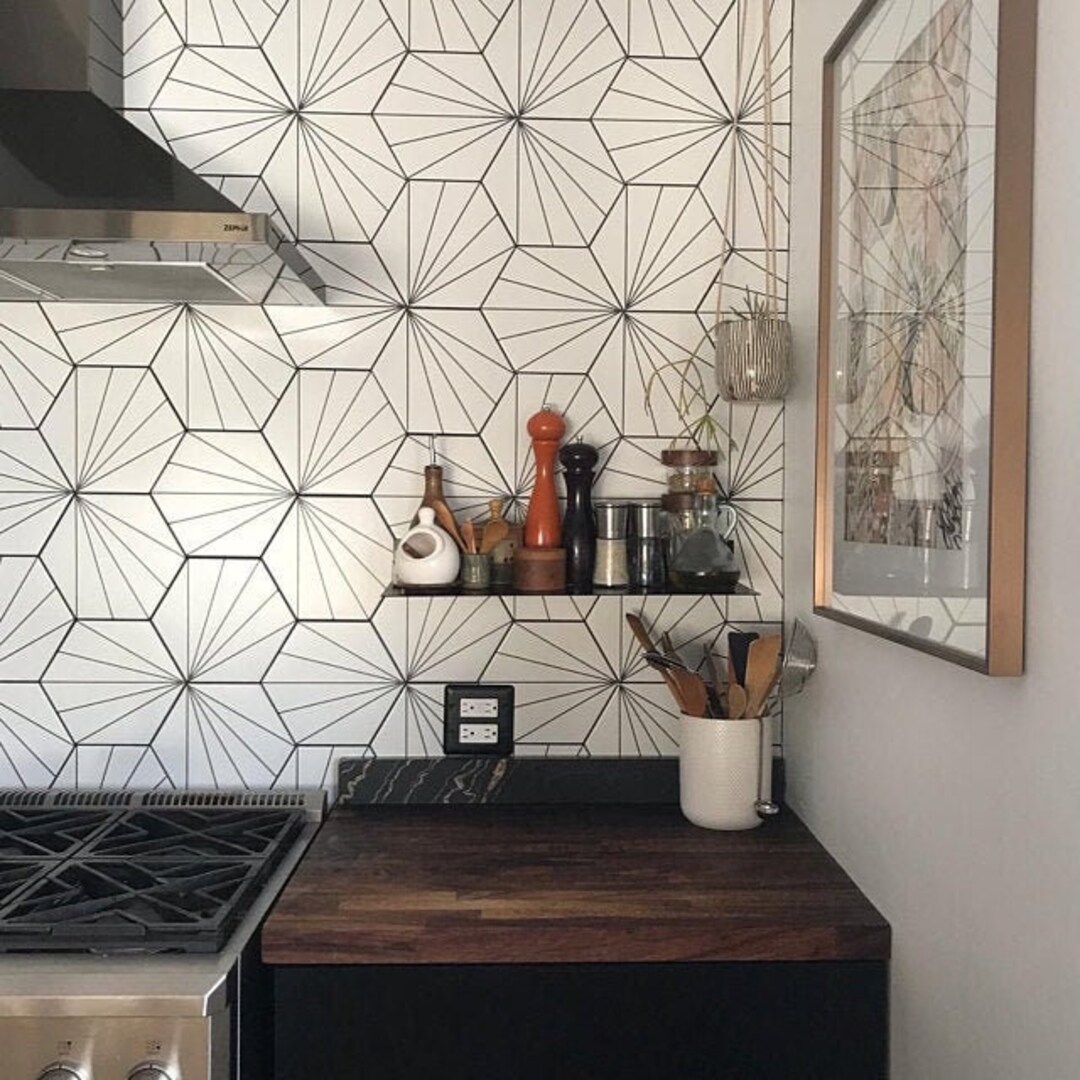 Metal Floating Kitchen Shelf 5'' Deep Picture Industrial Modern Steel ...