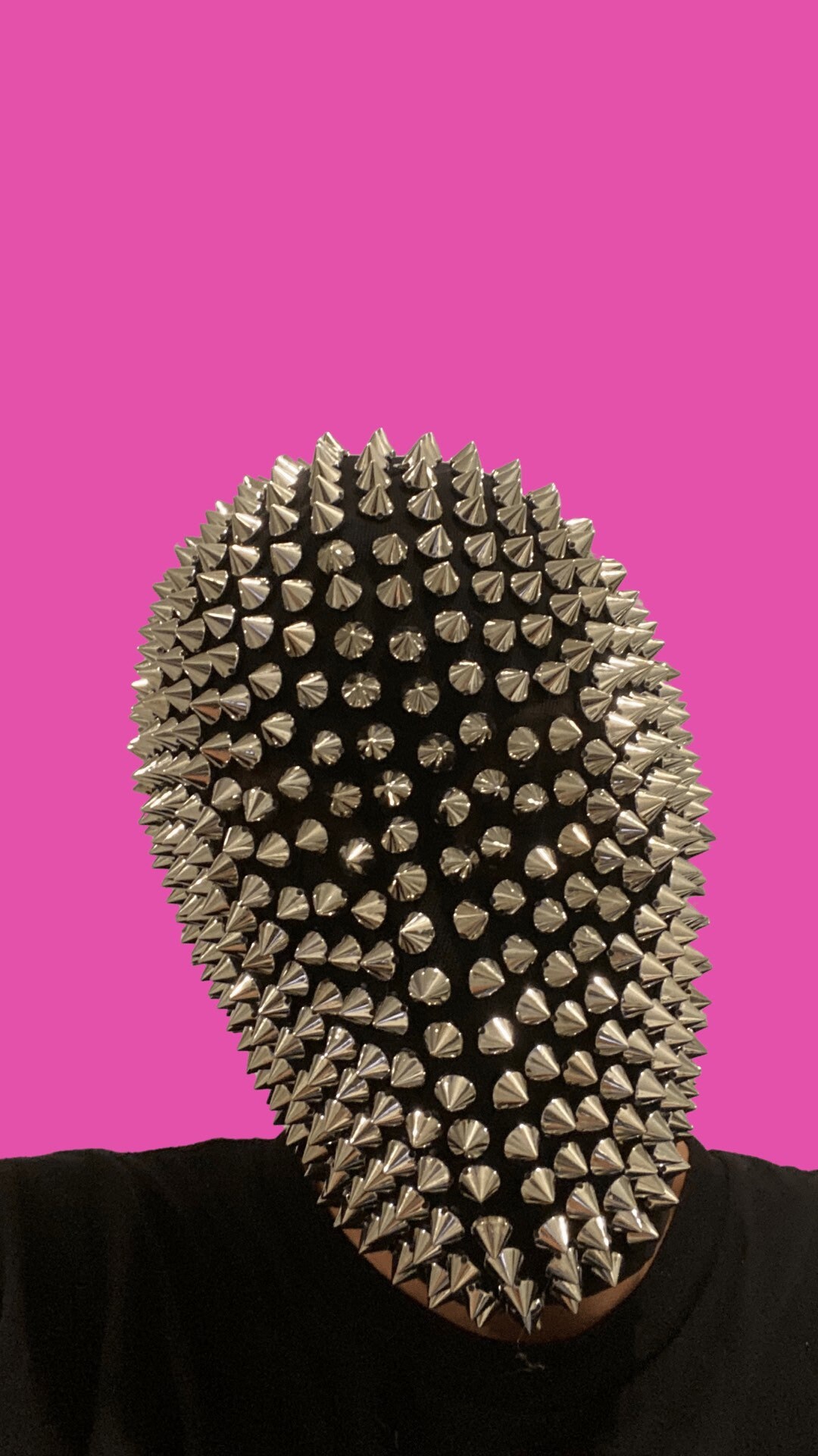 Silver Spike Mask-festival Accessories/ Burning Man/ - Etsy