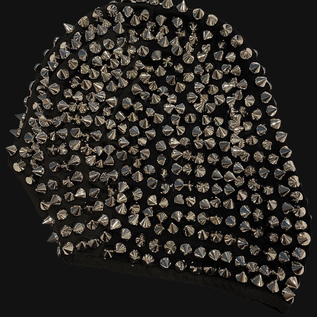 Silver Spike Mask-festival Accessories/ Burning Man/ - Etsy