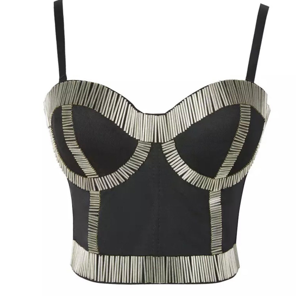 Metal Bustier Festival Accessories/ Burning Man/ | Etsy