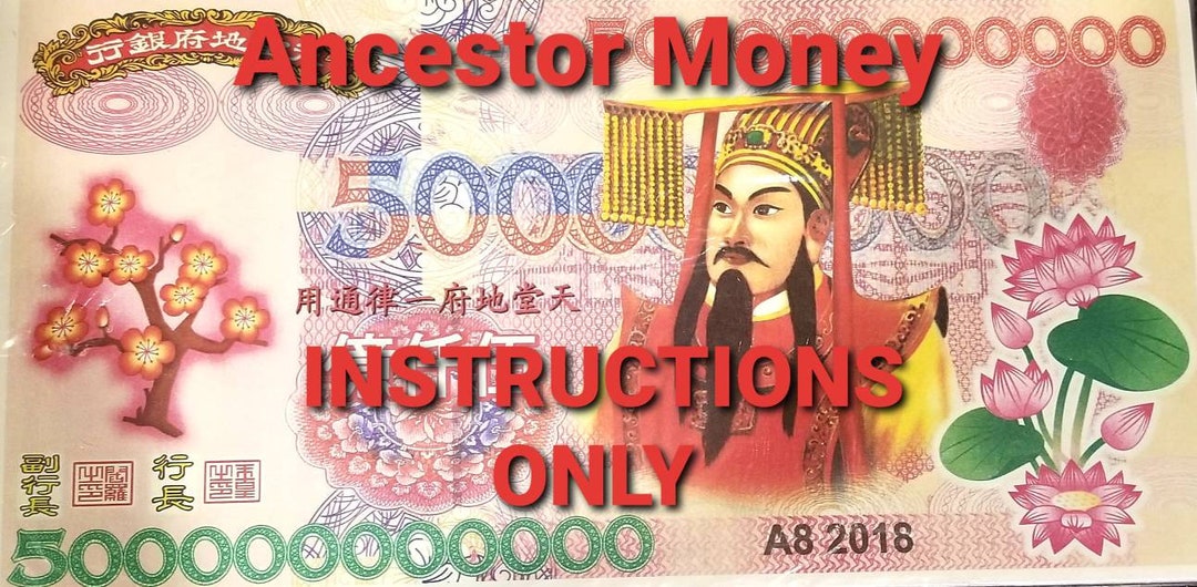 Ancestor Money Kit Instructions Only - Etsy
