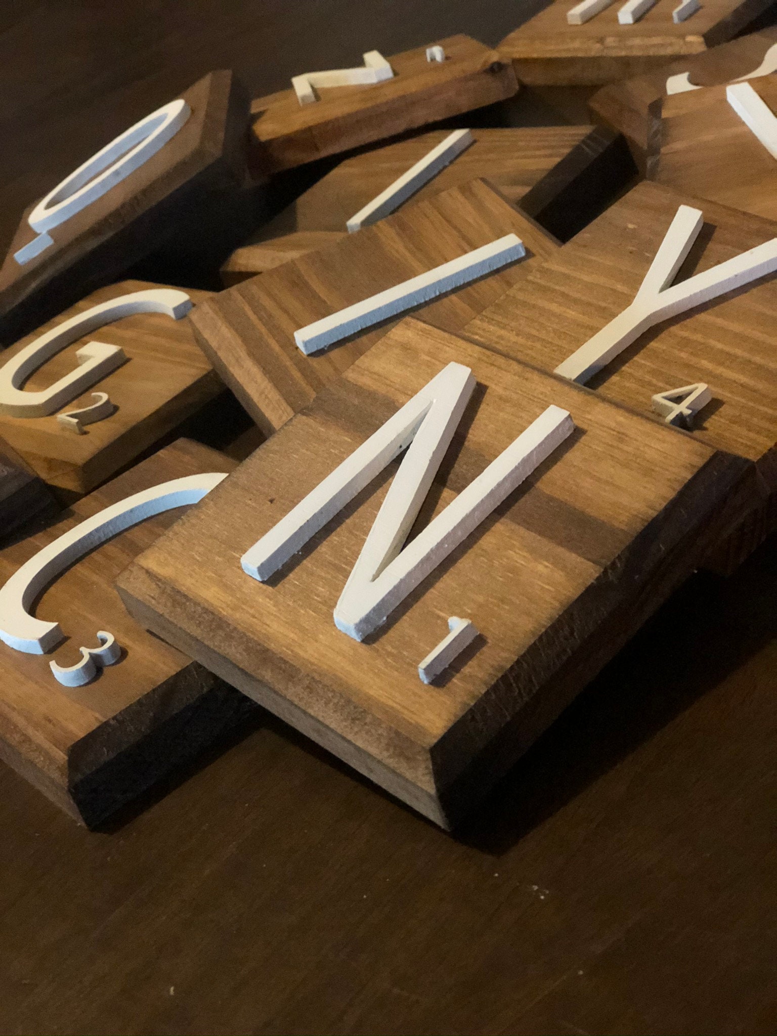 3D Scrabble Letter - Etsy