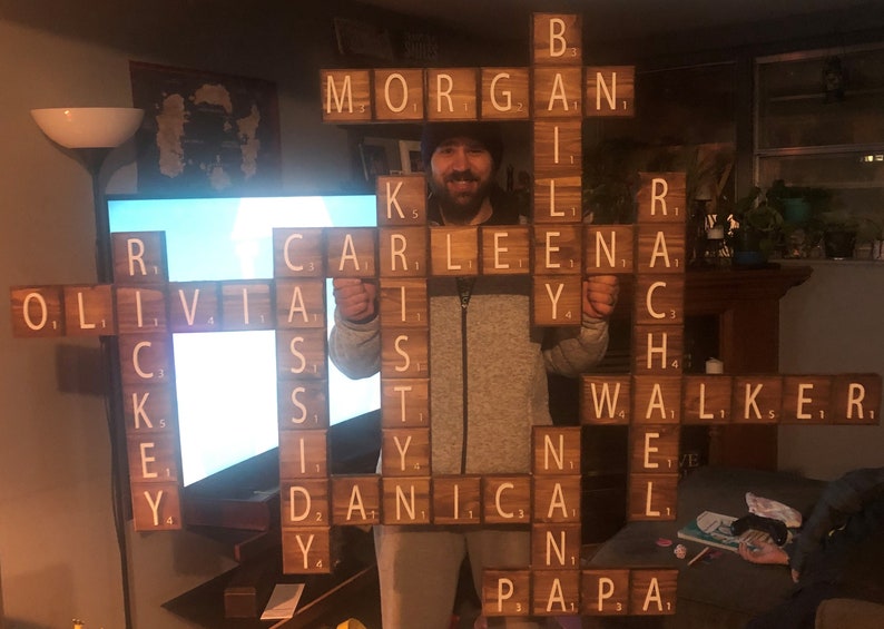 3D Scrabble Letter - Etsy