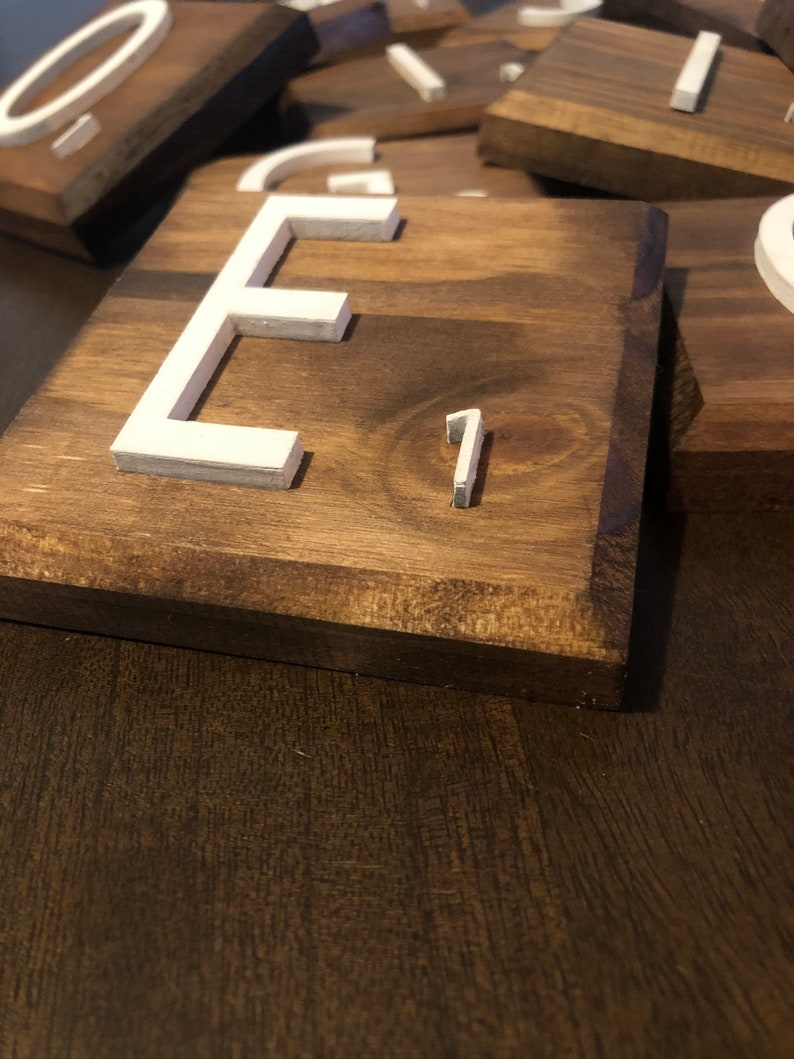 3D Scrabble Letter - Etsy