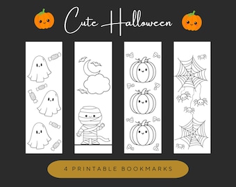 Printable Halloween Coloring Bookmarks, Halloween Coloring Bookmarks ...