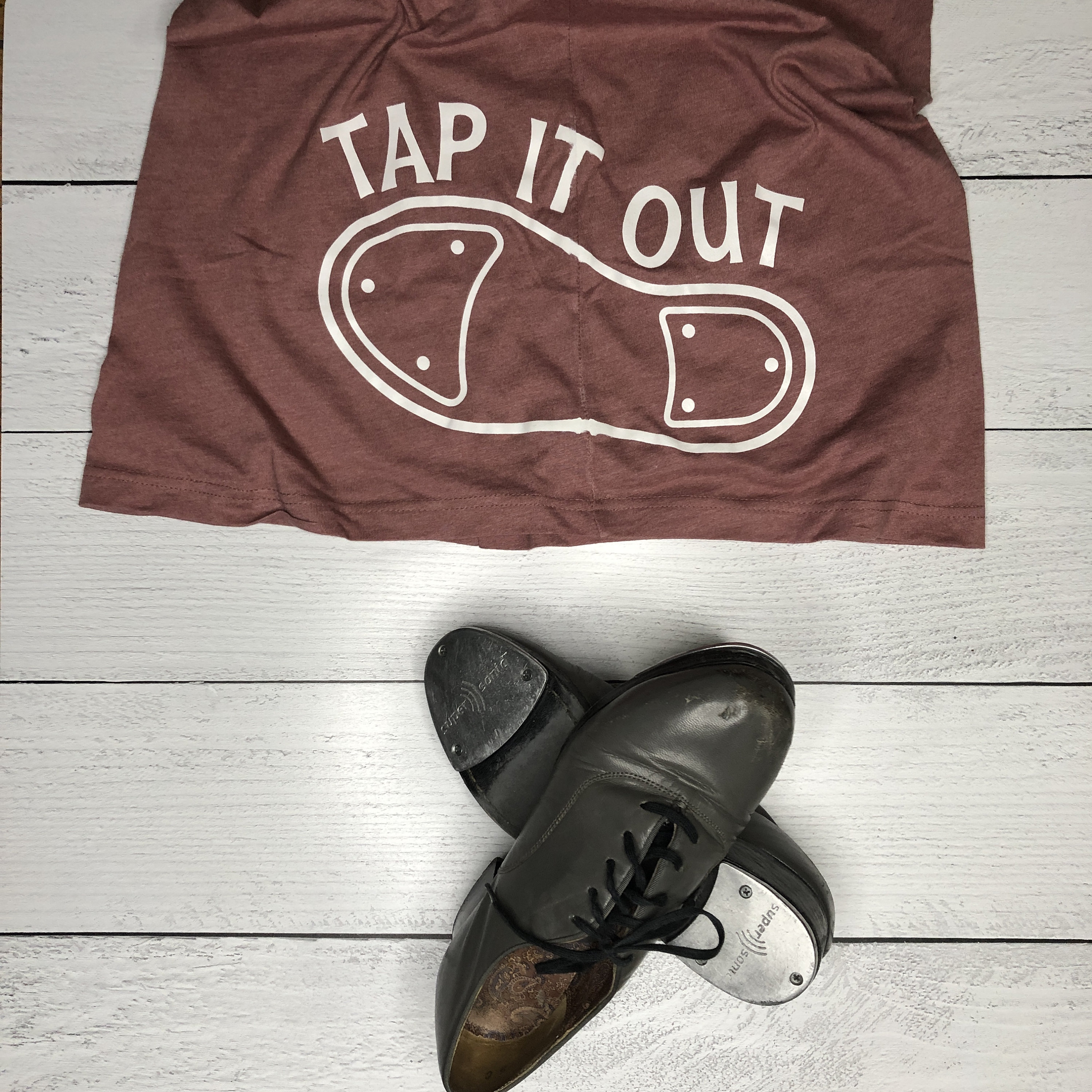 Tap It Out T-shirt Mauve - Etsy