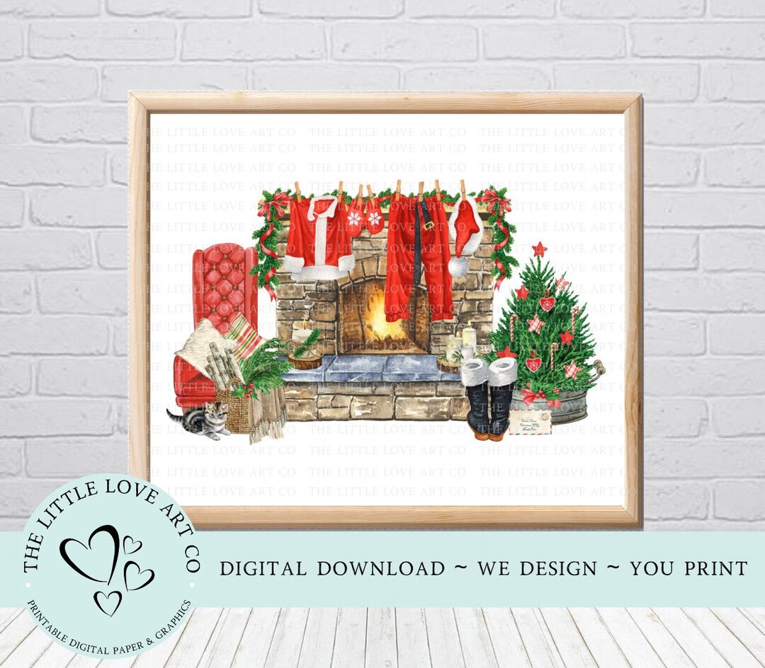 Santa's Day Off, Santa Jacket, Hat, Boots,christmas Clip Art, Christmas ...