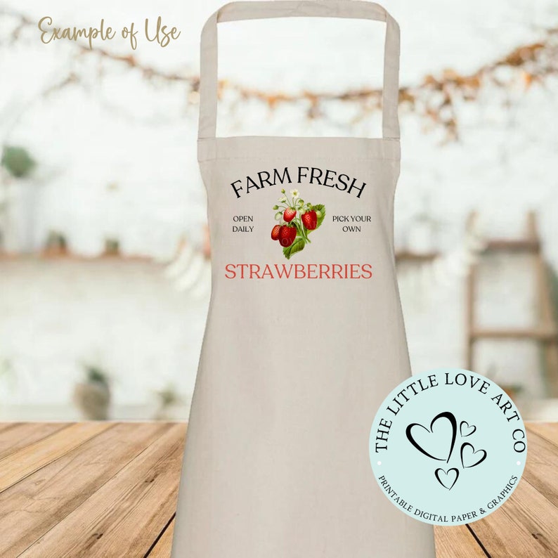 Farm Fresh Strawberries Design, PNG, Strawberry Patch, Farmers Market ...