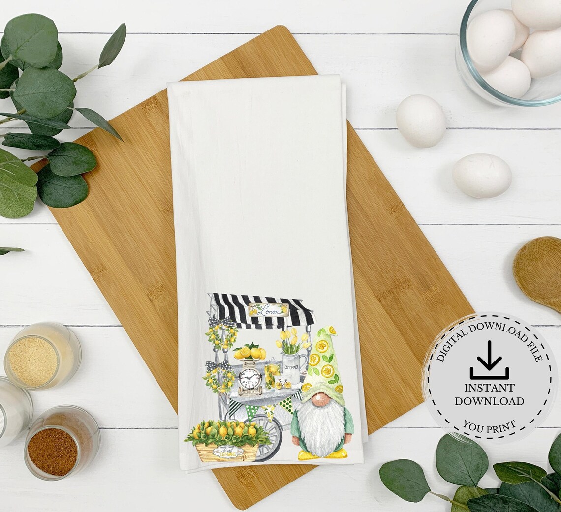 Lemon Market Stall Design Gnome Lemonade Stand Summer Lemon - Etsy UK