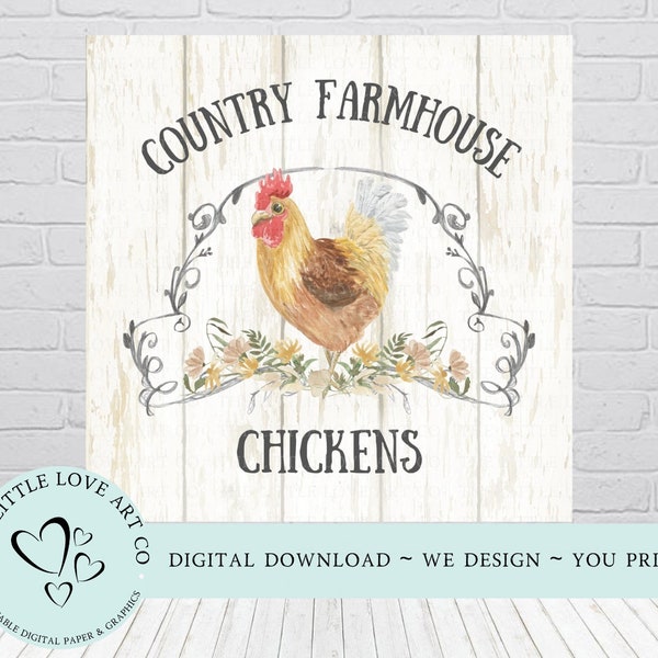 Chicken Decoupage Paper - Etsy