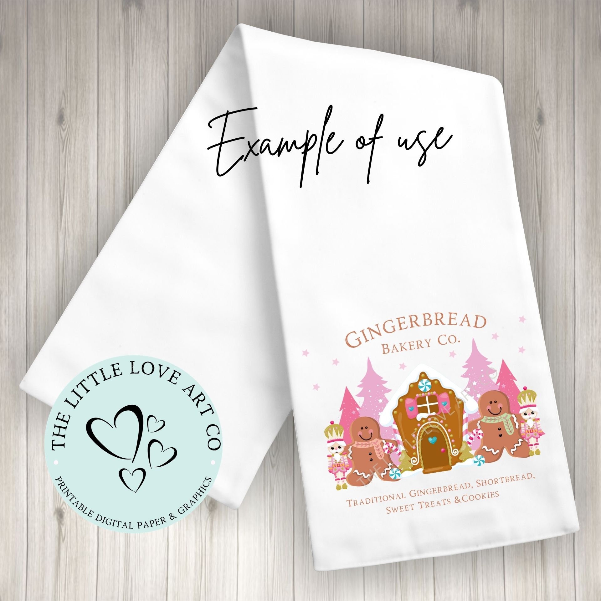 Pink Gingerbread Bakery Christmas Sign Christmas Gingerbread - Etsy