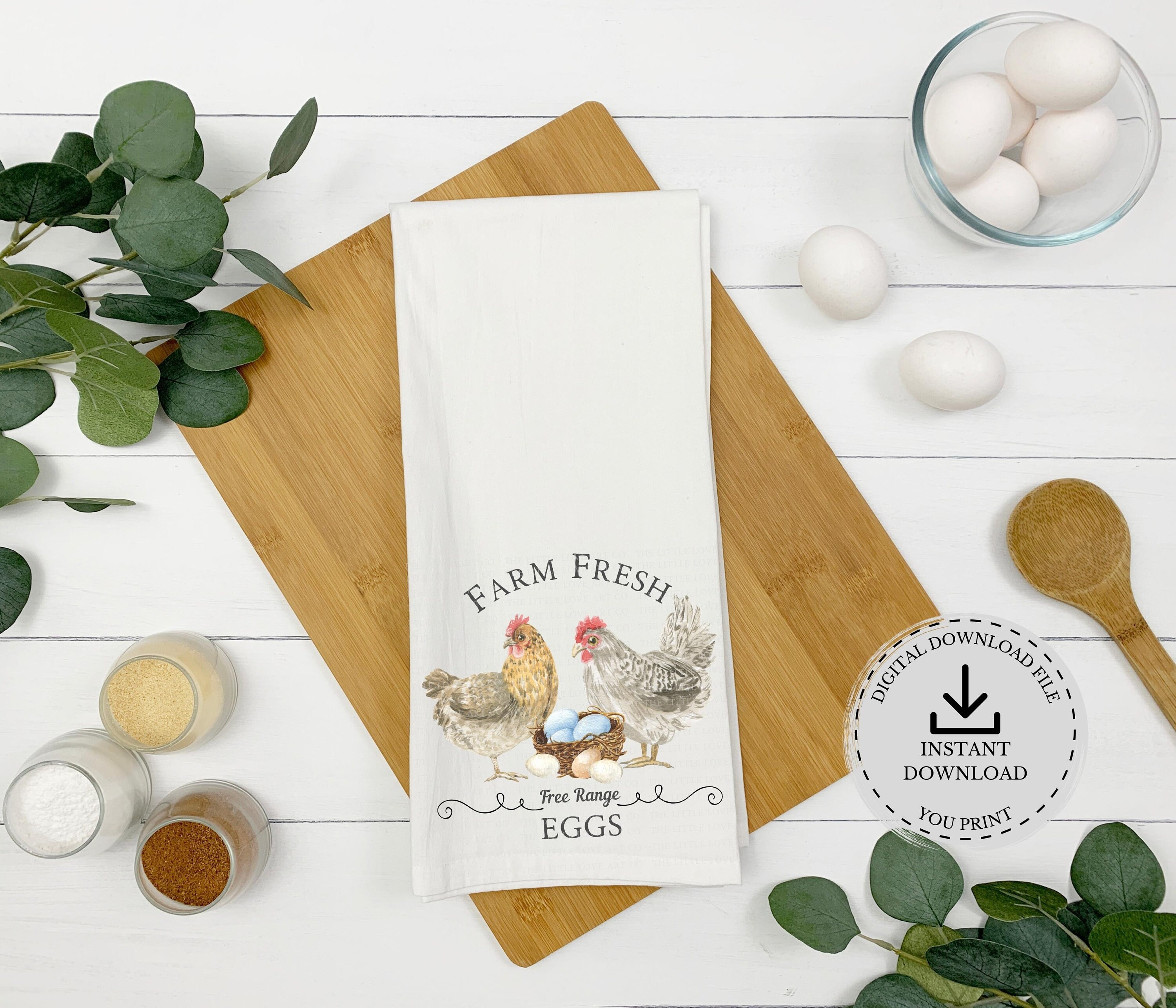 Farm Fresh Eggs Chicken Sign Design, Farmhouse Decor, Free Range Eggs ...