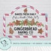 Rustic Gingerbread Baking Co Sign, Christmas Gingerbread Cookies Sign ...