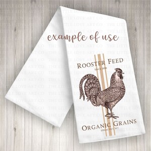 Rooster Feed Chicken Sign Design, Farmhouse Decor, Printable, PNG ...