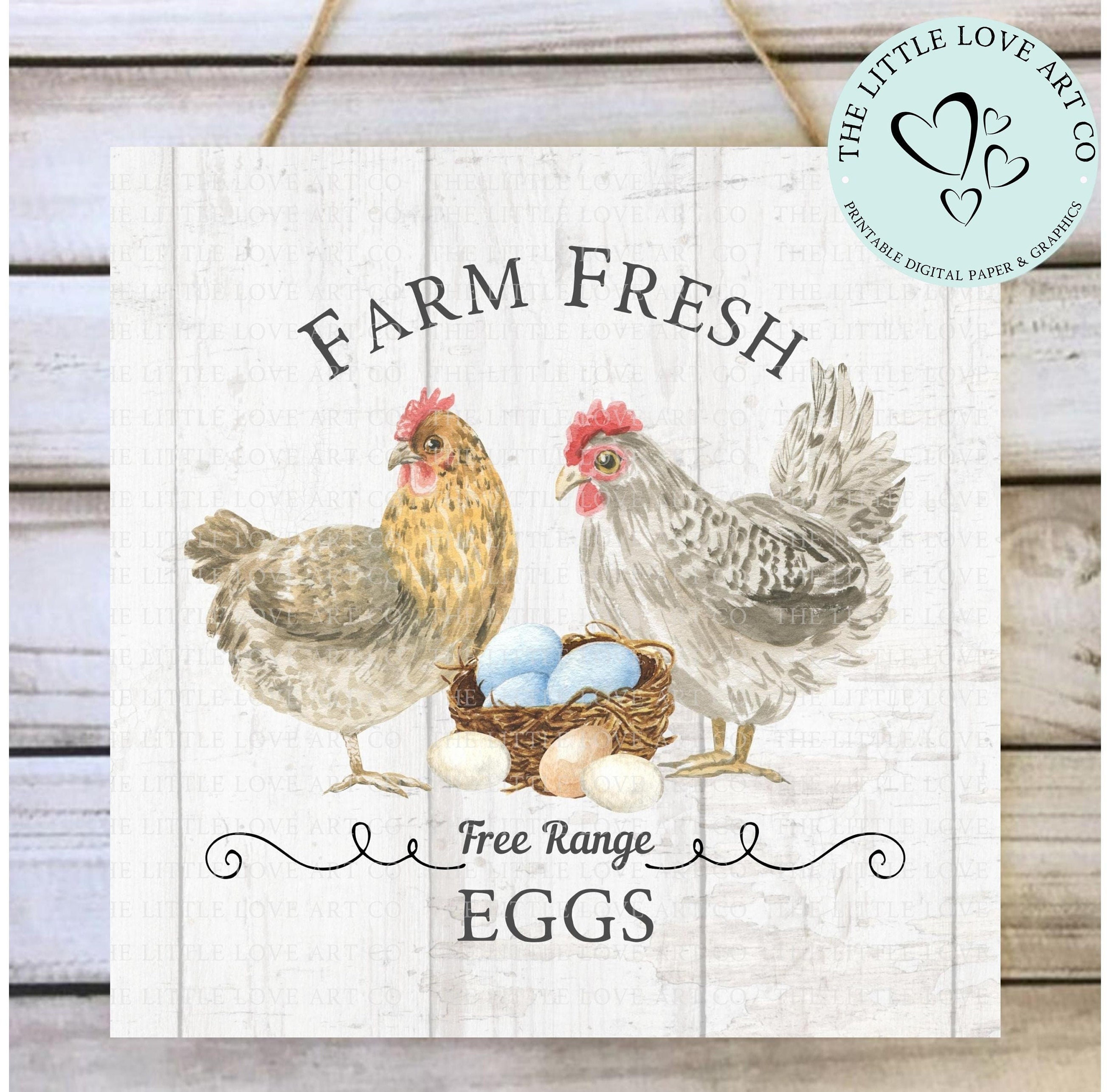 Farm Fresh Eggs Chicken Sign Design, Farmhouse Decor, Free Range Eggs ...