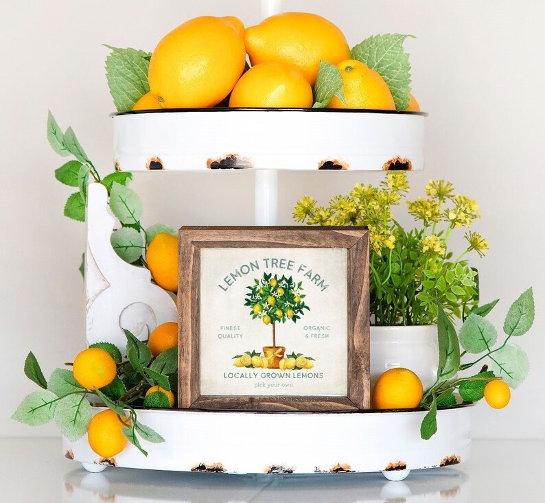 Lemon Tree Farm Sign Design Farmers Market Lemons Png Summer - Etsy