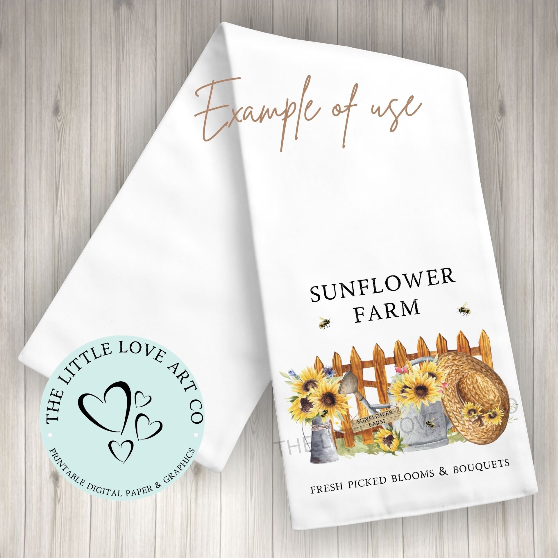 Sunflower Farm Design farmhouse Country Decor Garden Sign | Etsy