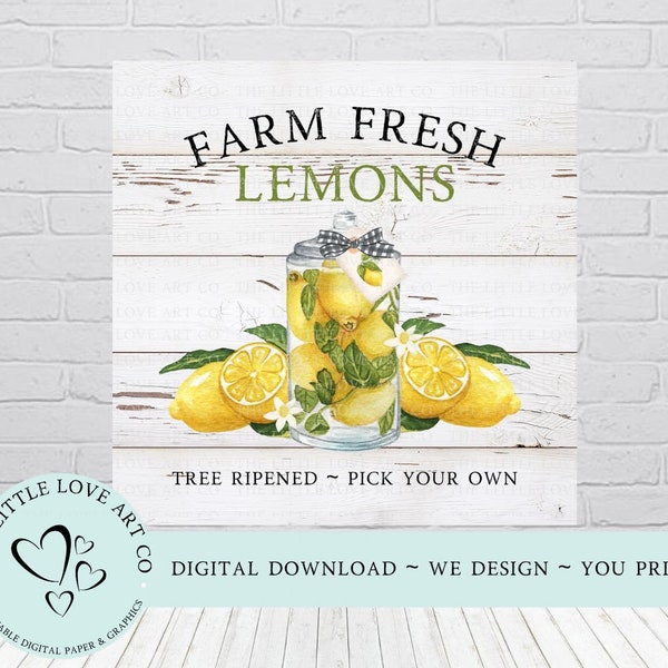 Lemon Sign - Etsy