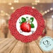 Strawberry Wind Spinner Sublimation Design, Summer Fruit Wind Spinner ...