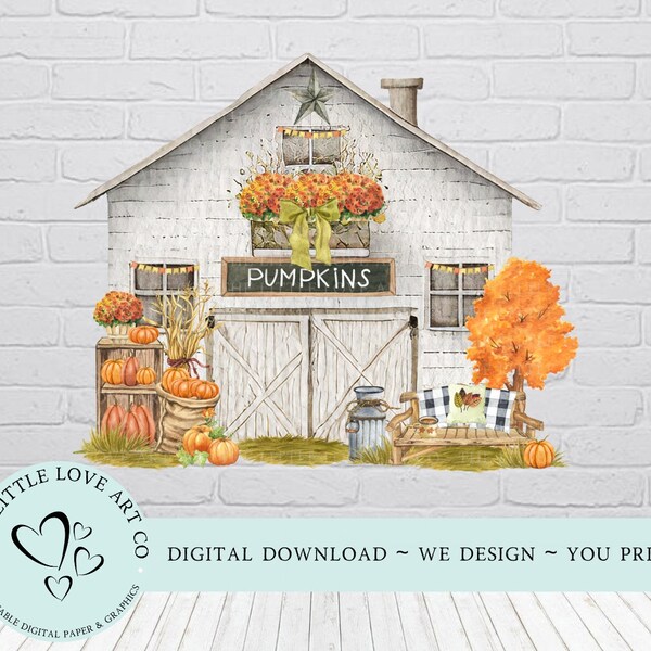 Autumn Barn - Etsy