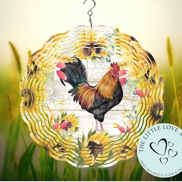 Chicken Wind Spinner Png - Etsy