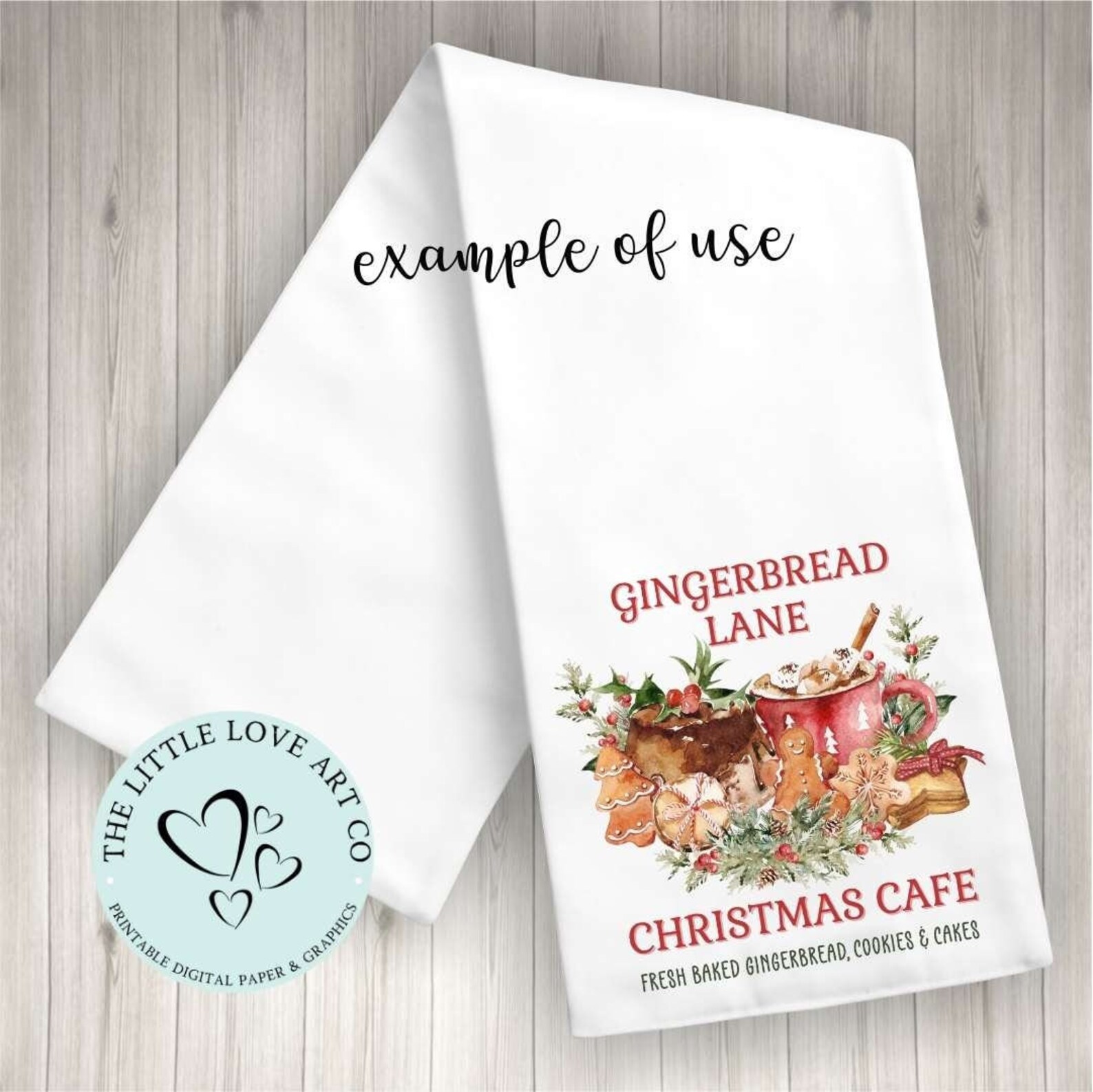 Rustic Gingerbread Cafe Christmas Sign Christmas Gingerbread - Etsy