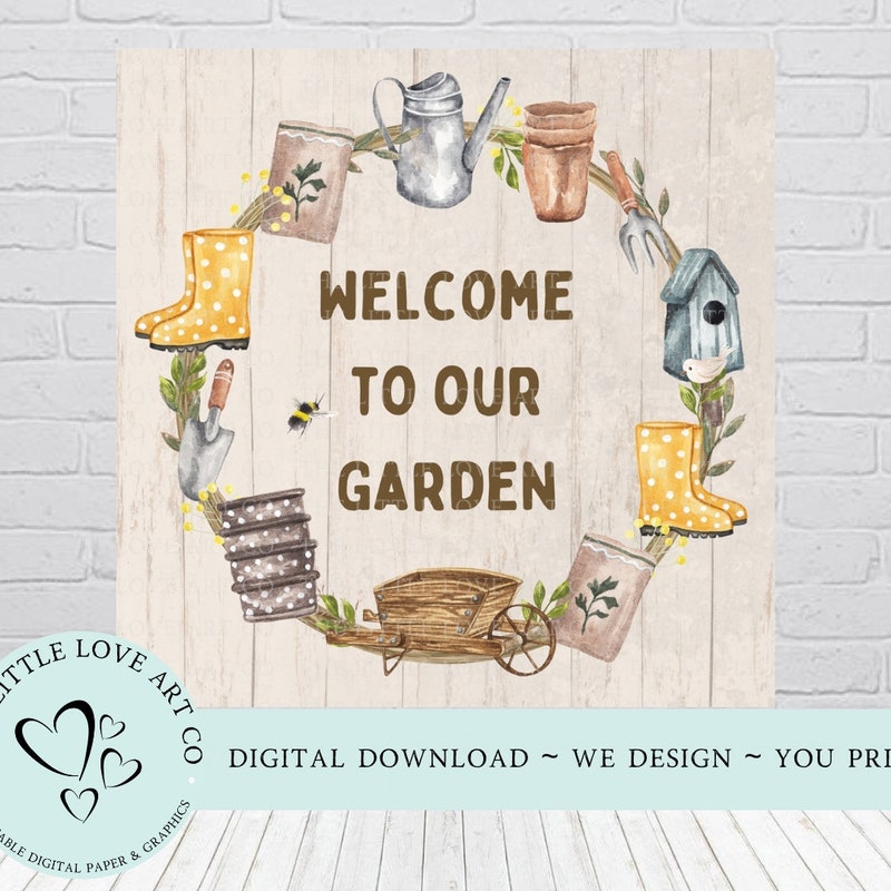 Gardening Sign - Etsy