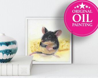 Mouse Oil Painting | Etsy