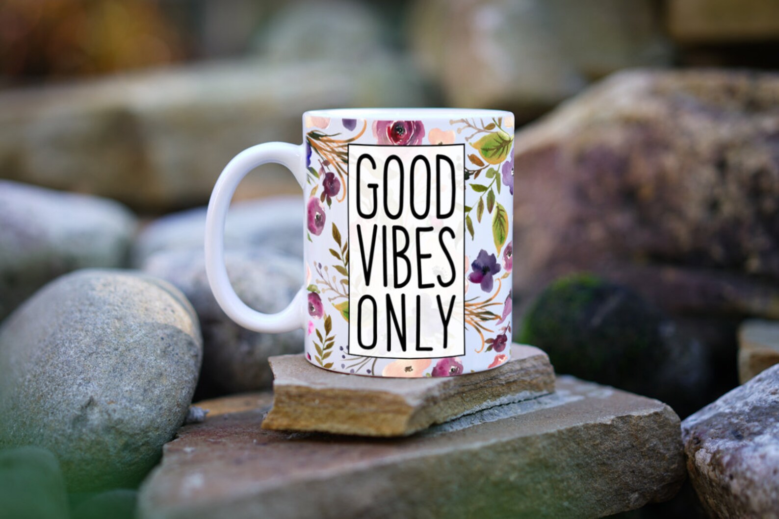 Good Vibes Only Mug Best Friend Gift Mug for Mom Mom Life - Etsy