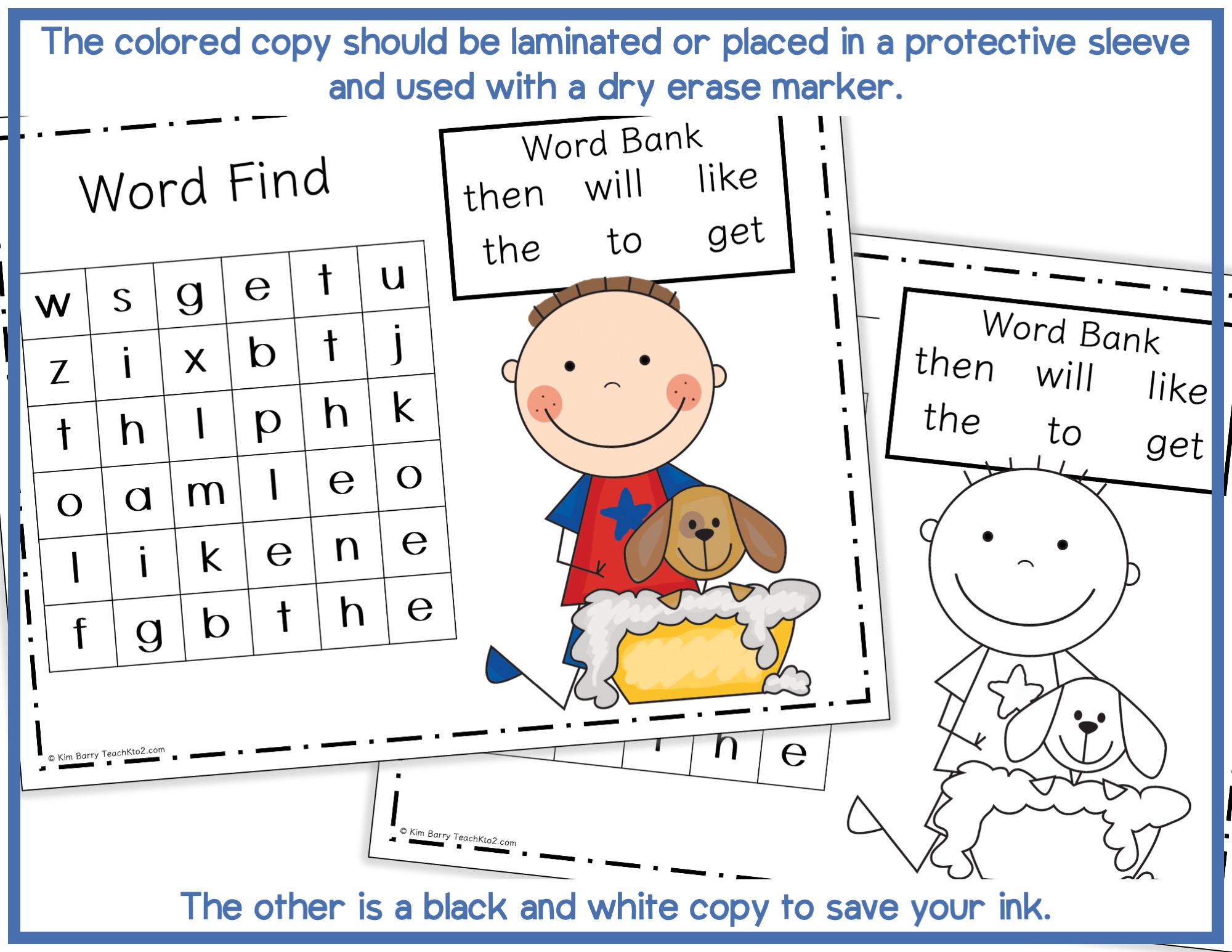 Sight Words Story/decodable Reader/easy Reading for Kindergarten and ...