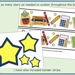 Back to School Bulletin Board Set/animals at School/classroom Decor ...