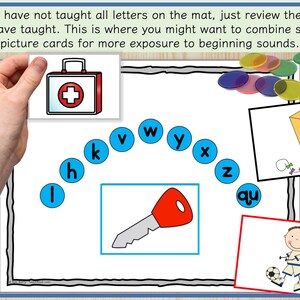 Alphabet Arcs With Picture Cards for Beginning Sounds and Letter ...