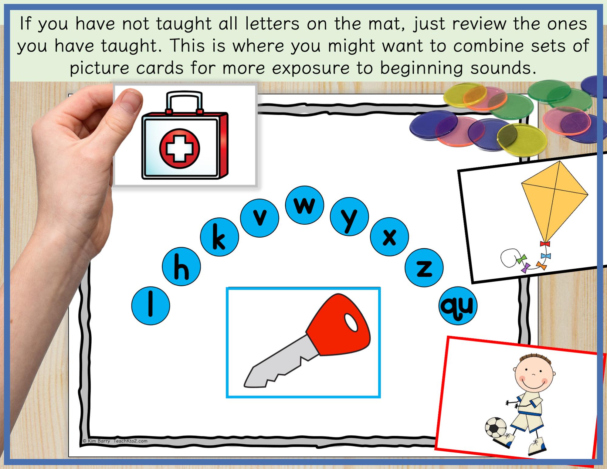 Alphabet Arcs With Picture Cards for Beginning Sounds and Letter ...