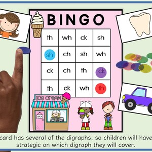 Digraphs Bingo/phonics Game/outer Space Theme/small Group Teacher Led ...
